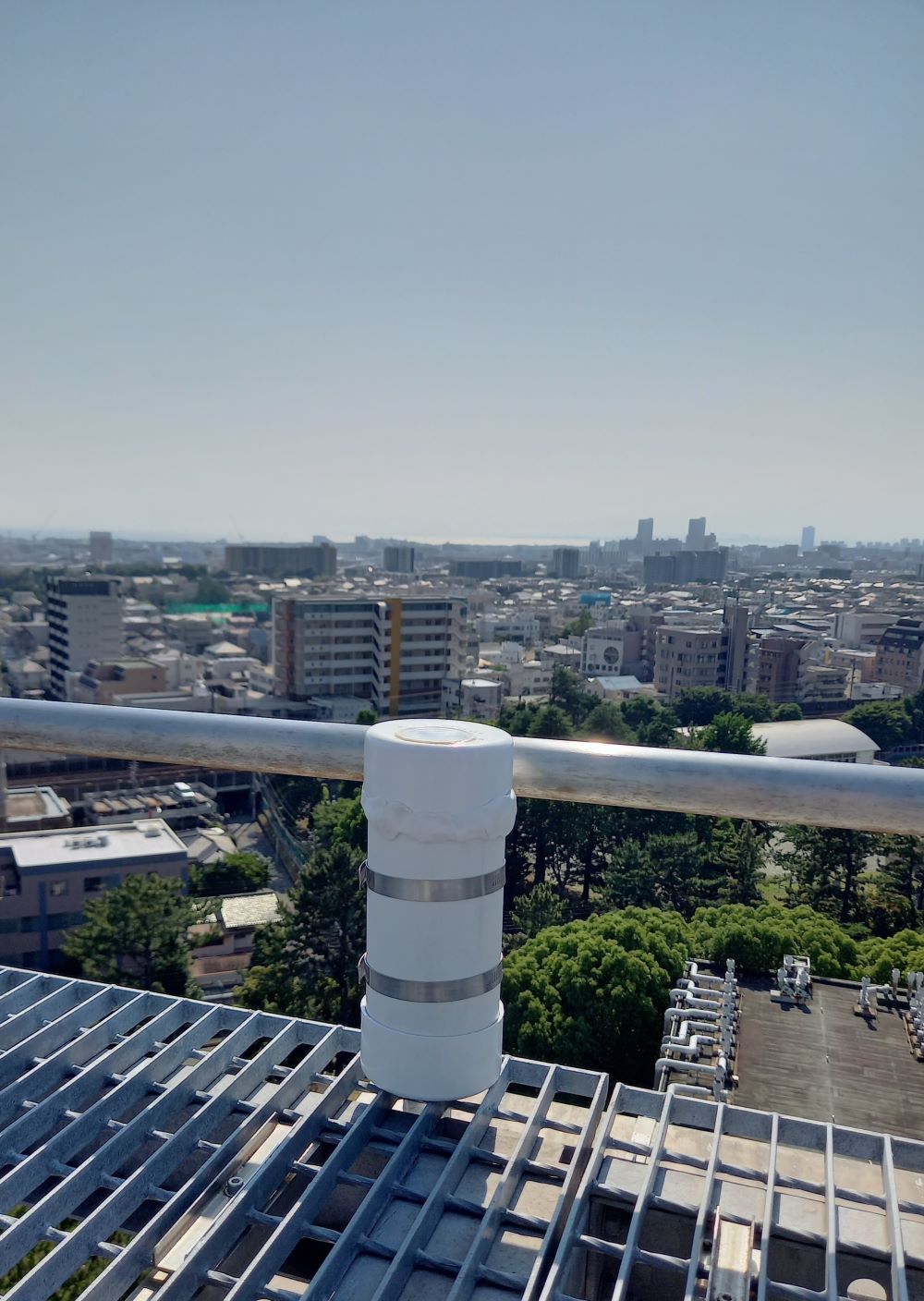 SQM equipment was installed and observations began at Chiba University ...